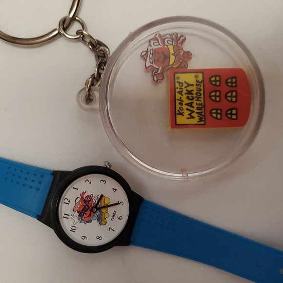Timex | Accessories | Vintage Timex Koolaid Watch And Key Chain Game ...